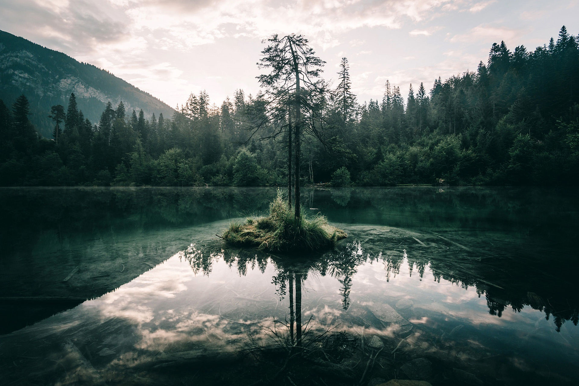wallpaper on,reflection,natural landscape,nature,water,sky (#772000 ...