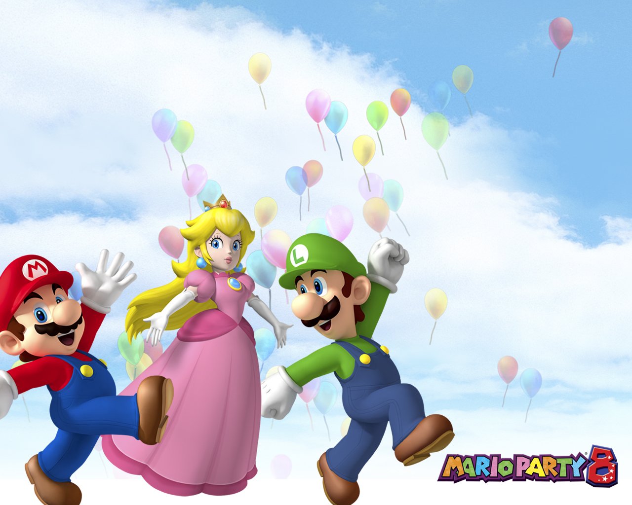 mario party wallpaper,cartoon,mario,animated cartoon,fictional ...