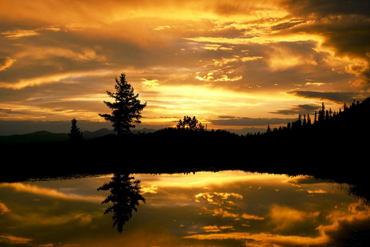 wallpaper 1200x800,sky,nature,natural landscape,sunset,afterglow ...