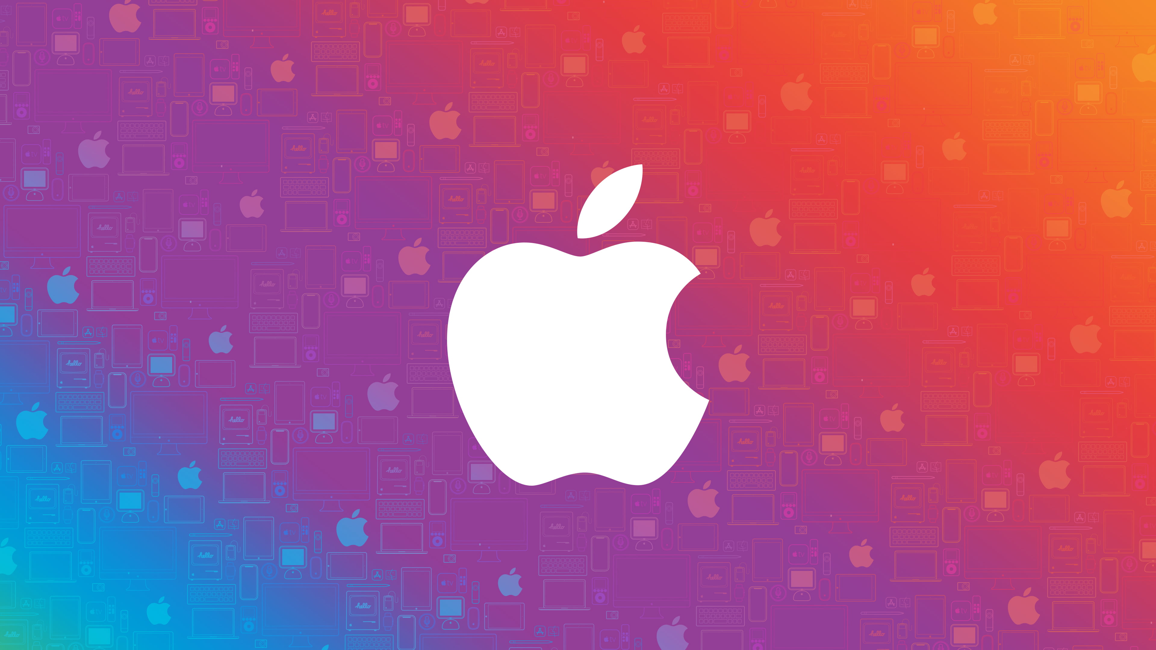 Colorful Apple Wallpaper 4k- WallpaperUse
