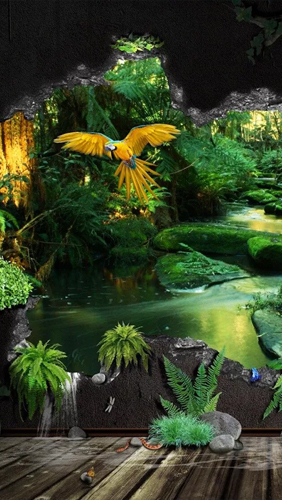 jungle live wallpaper,nature,natural landscape,vegetation,aquarium ...