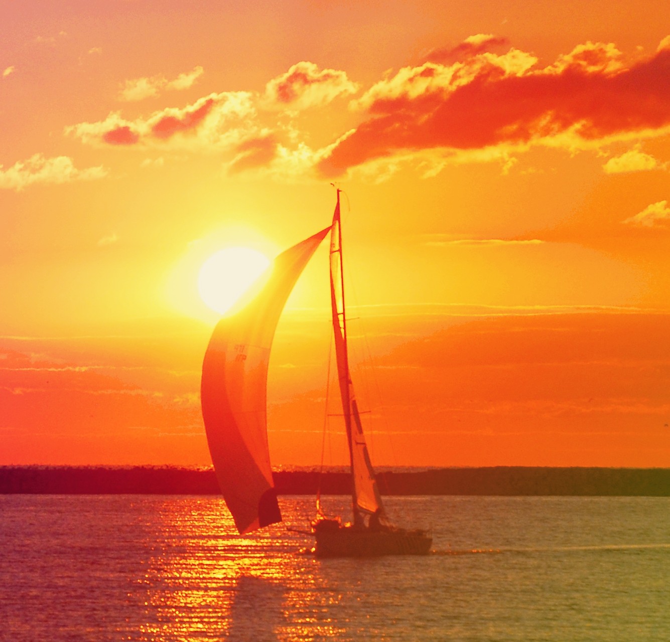 ogq wallpaper,sky,sailing,nature,sail,horizon (#784127) - WallpaperUse