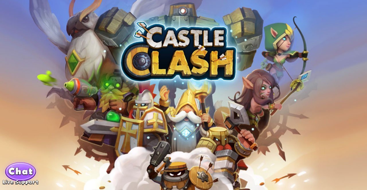 Castle Clash Title Screen Wallpaper - Castle Clash- WallpaperUse