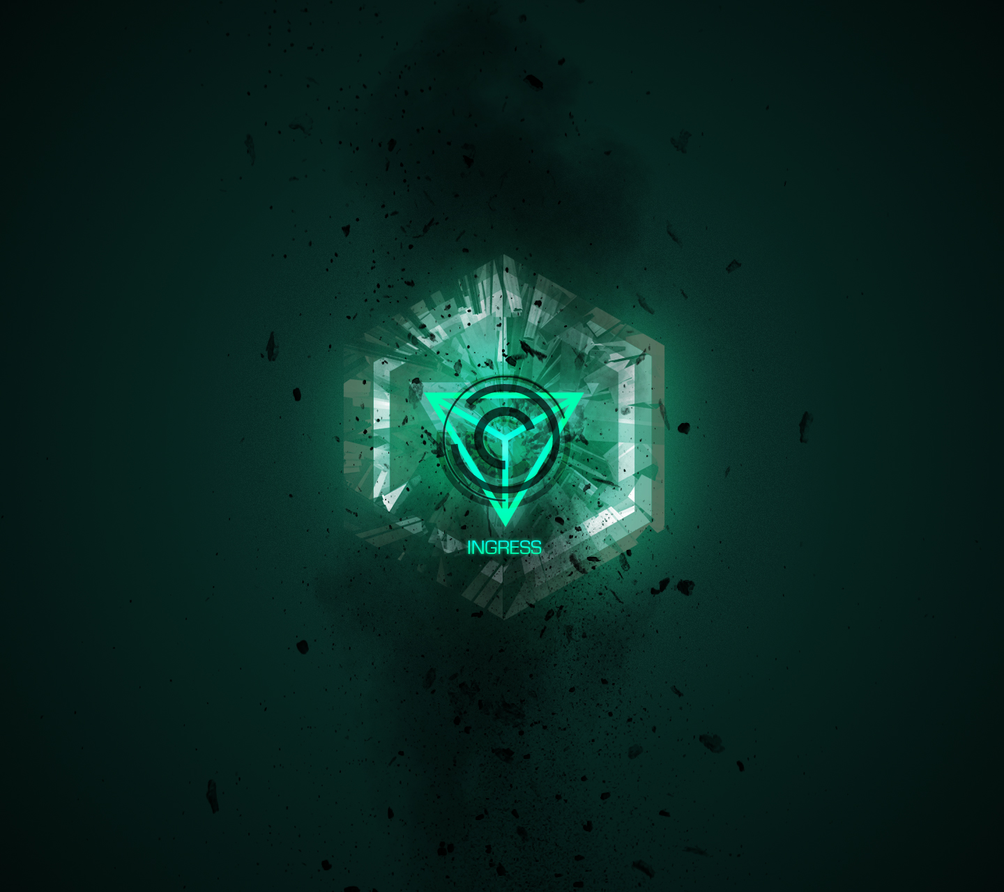 ingress wallpaper,green,blue,water,turquoise,design (#789799 ...