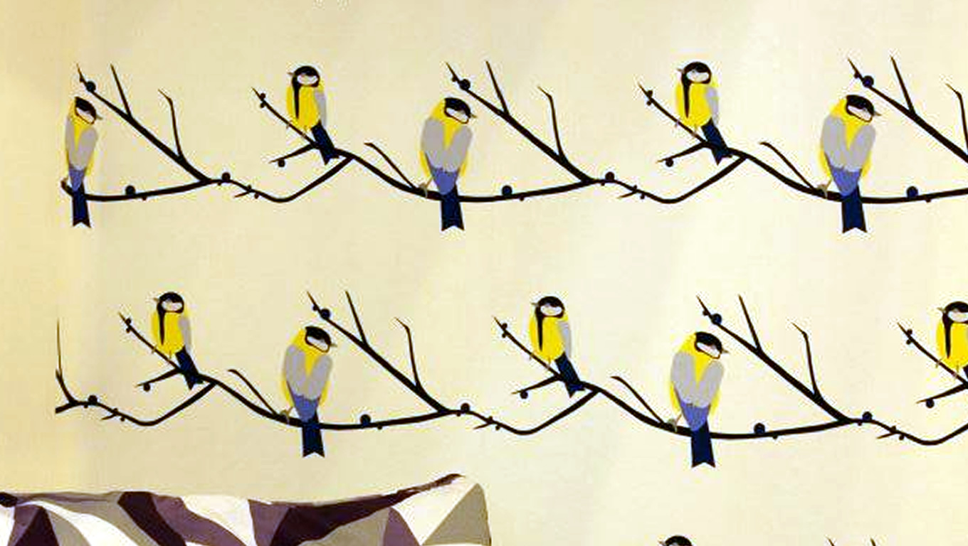 And Bird Wallpaper Design By Lorna Syson At 100 Percent - Birds ...