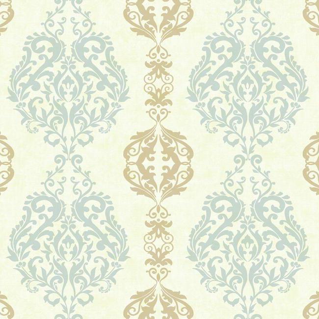 blue and beige wallpaper,pattern,wallpaper,ornament,design,visual arts ...