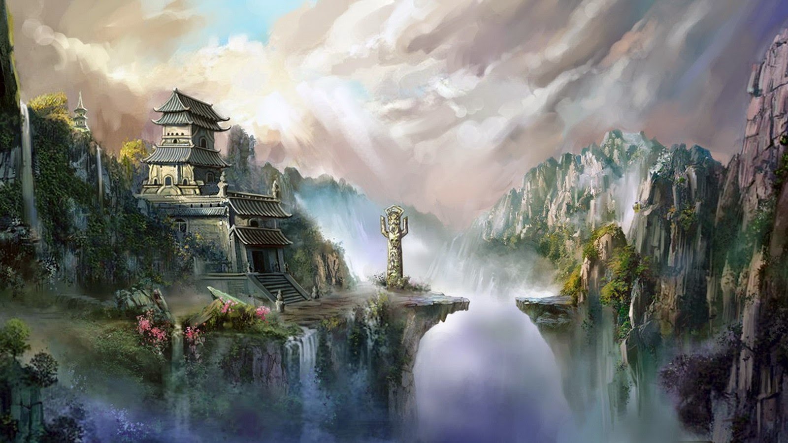 poze wallpaper hd,nature,natural landscape,painting,watercolor paint,cg ...