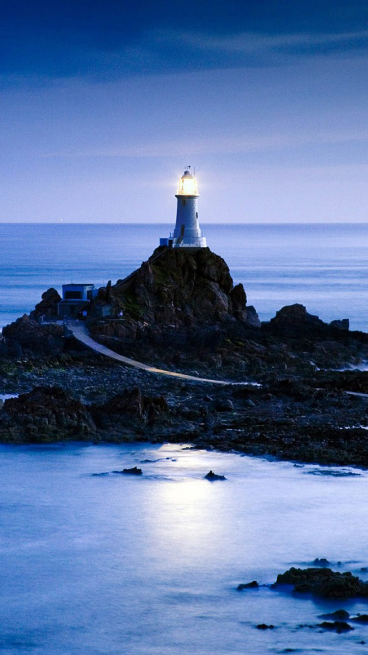 Hd Lock Screen Lighthouse Iphone 6 Wallpaper - Corbiere Lighthouse ...