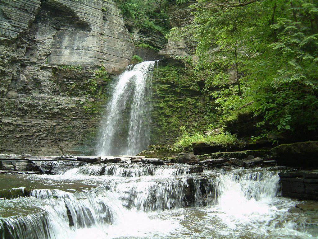 wallpaper สวย ๆ,waterfall,water resources,body of water,natural ...