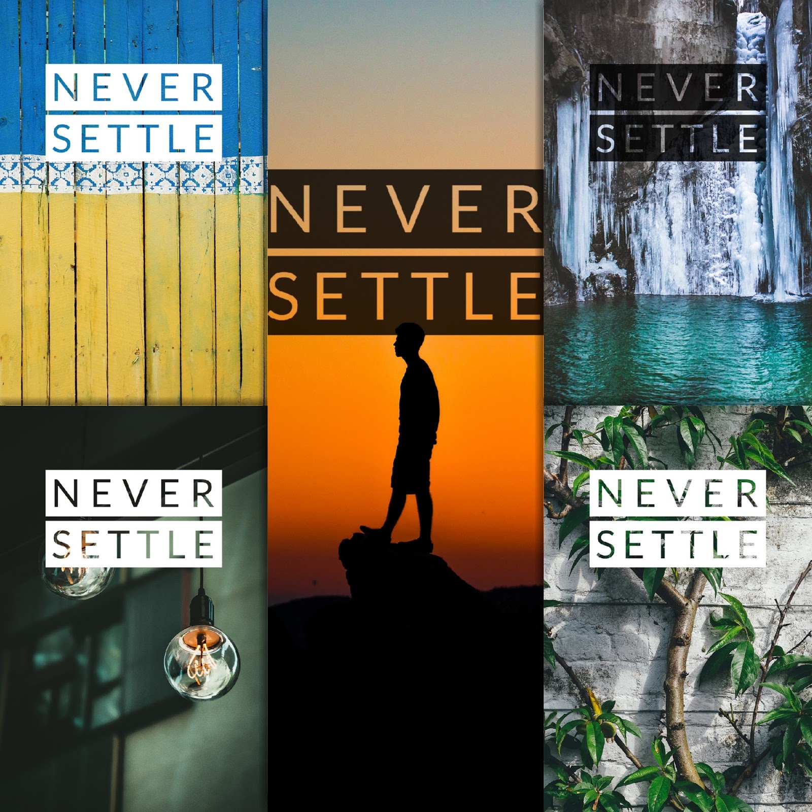 Never Settle Wallpaper Pack- WallpaperUse
