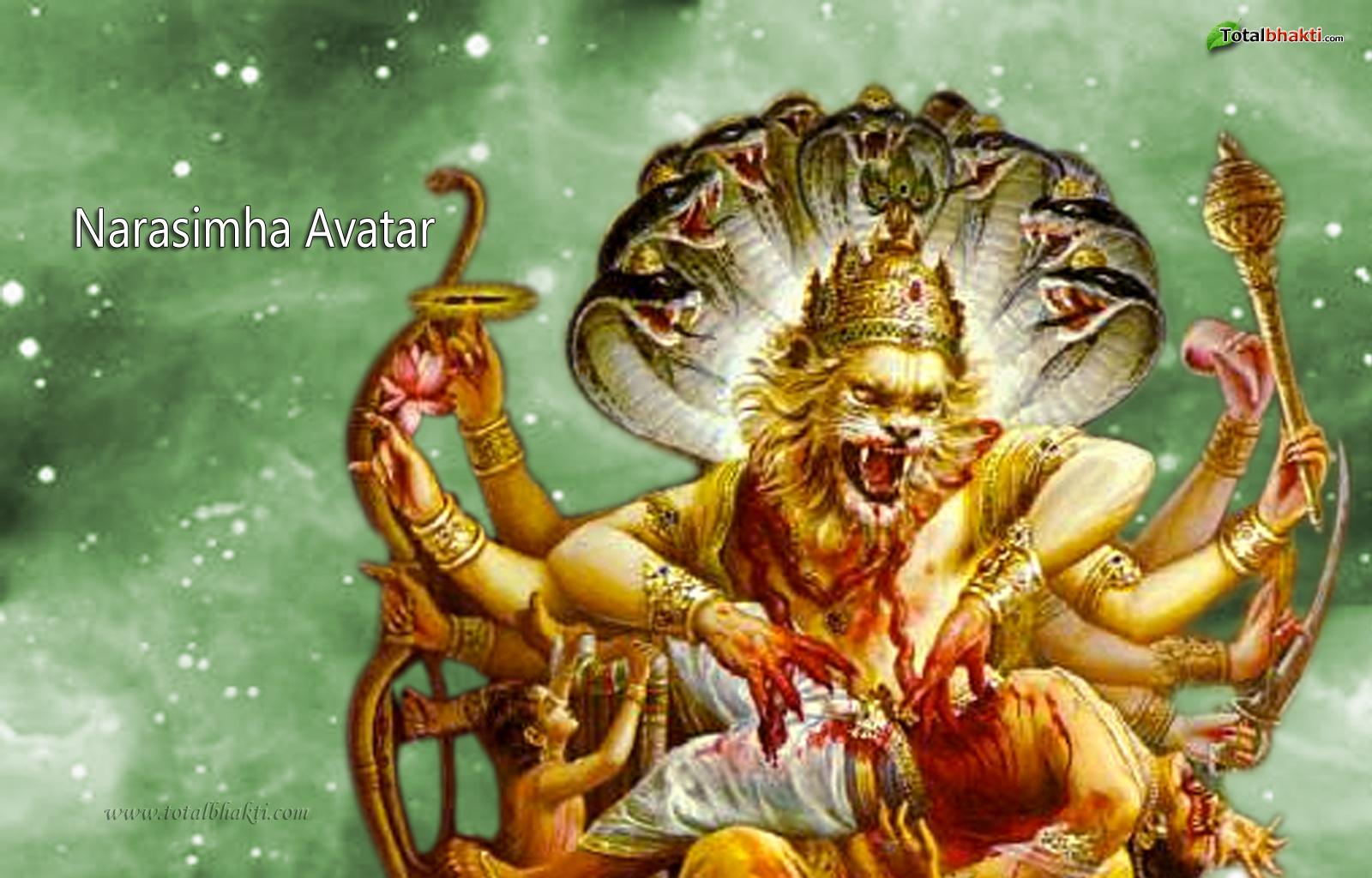 Narsingh Bhagwan Wallpaper - Ugra Lakshmi Narasimha Swamy- WallpaperUse