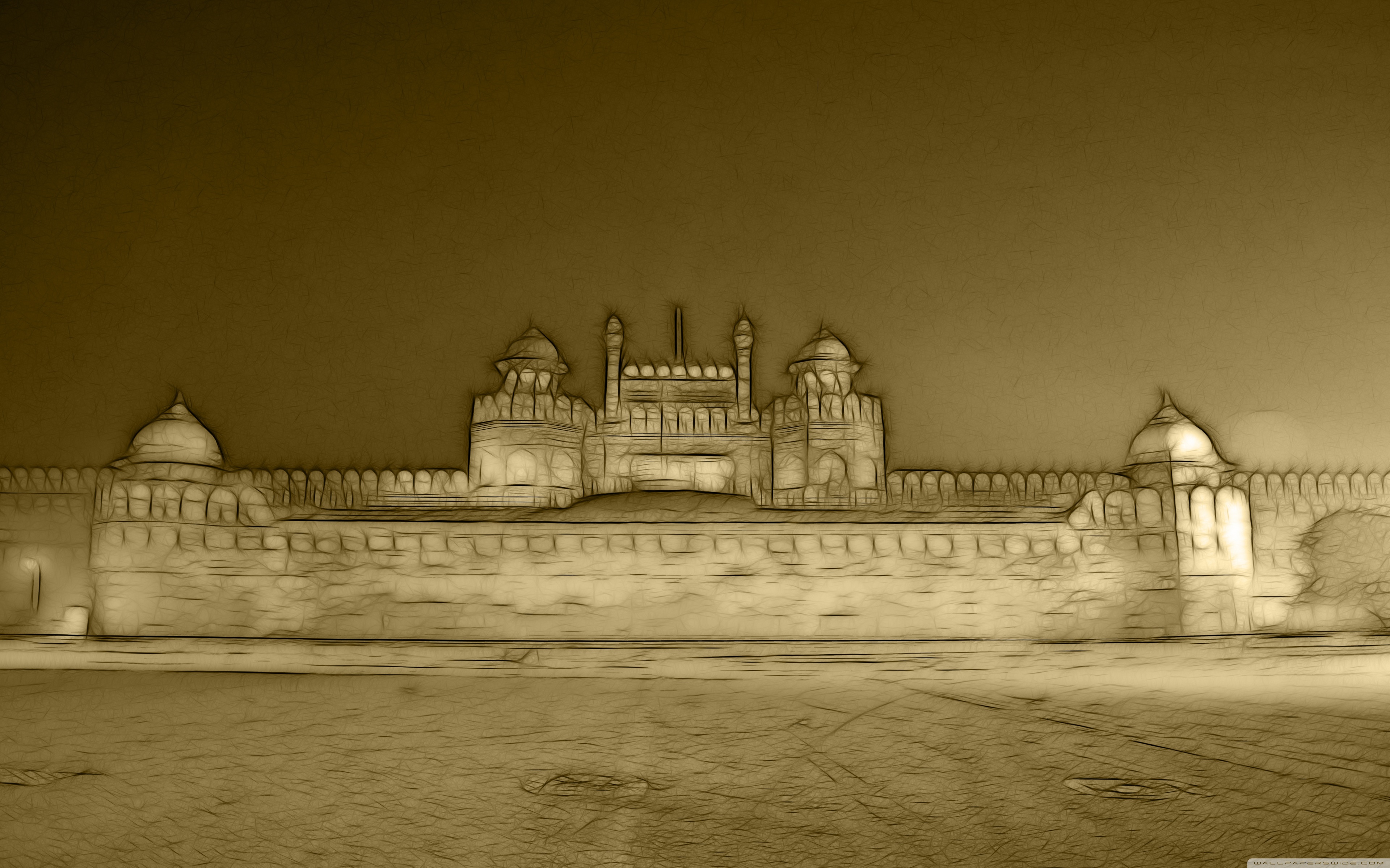 Hd Image Of Lal Kila- WallpaperUse