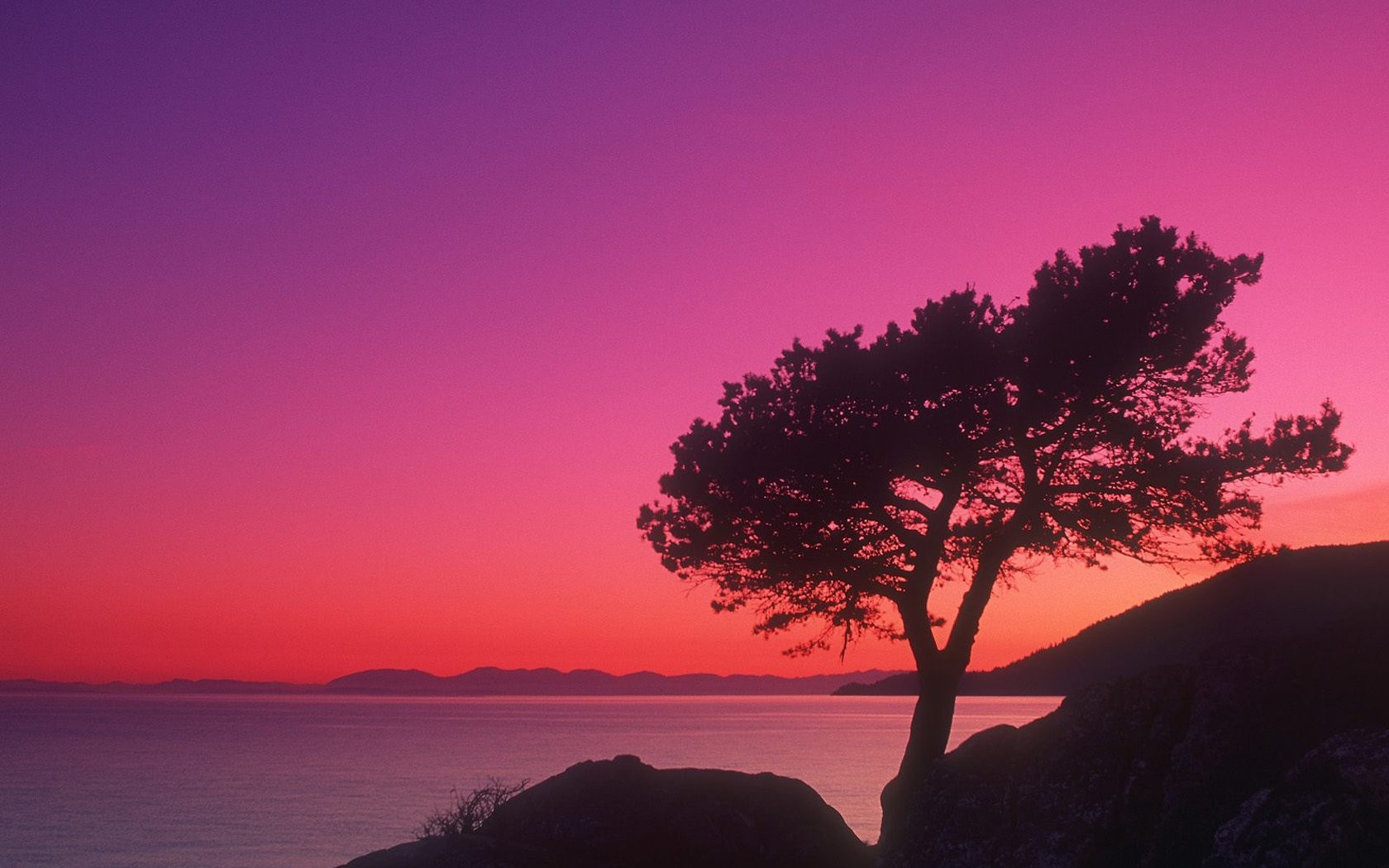 British Columbia Colors Twilight Time Of Day Wallpaper - Twilight Time ...