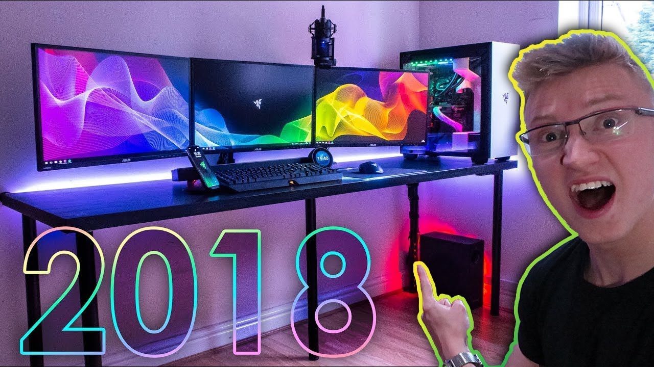 Ultimate Rgb Gaming Setup- WallpaperUse