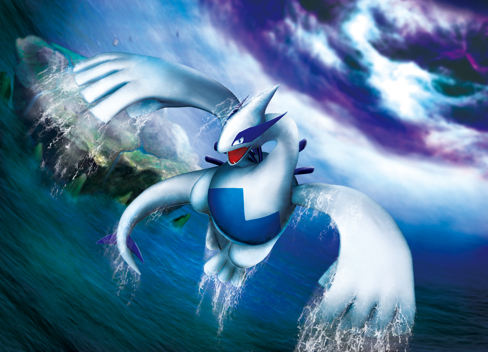 pokemon lugia wallpaper,animated cartoon,animation,cg artwork,fictional ...