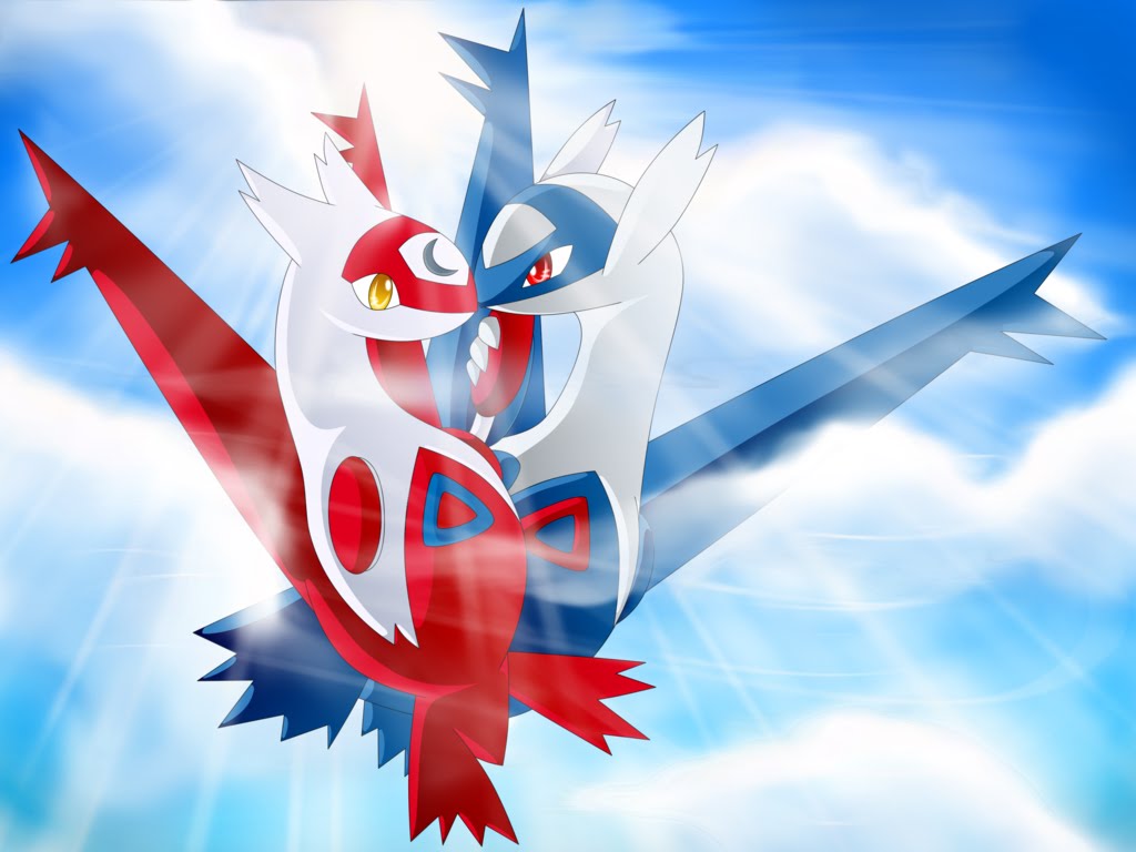 latios and latias wallpaper,cartoon,illustration,fictional character ...