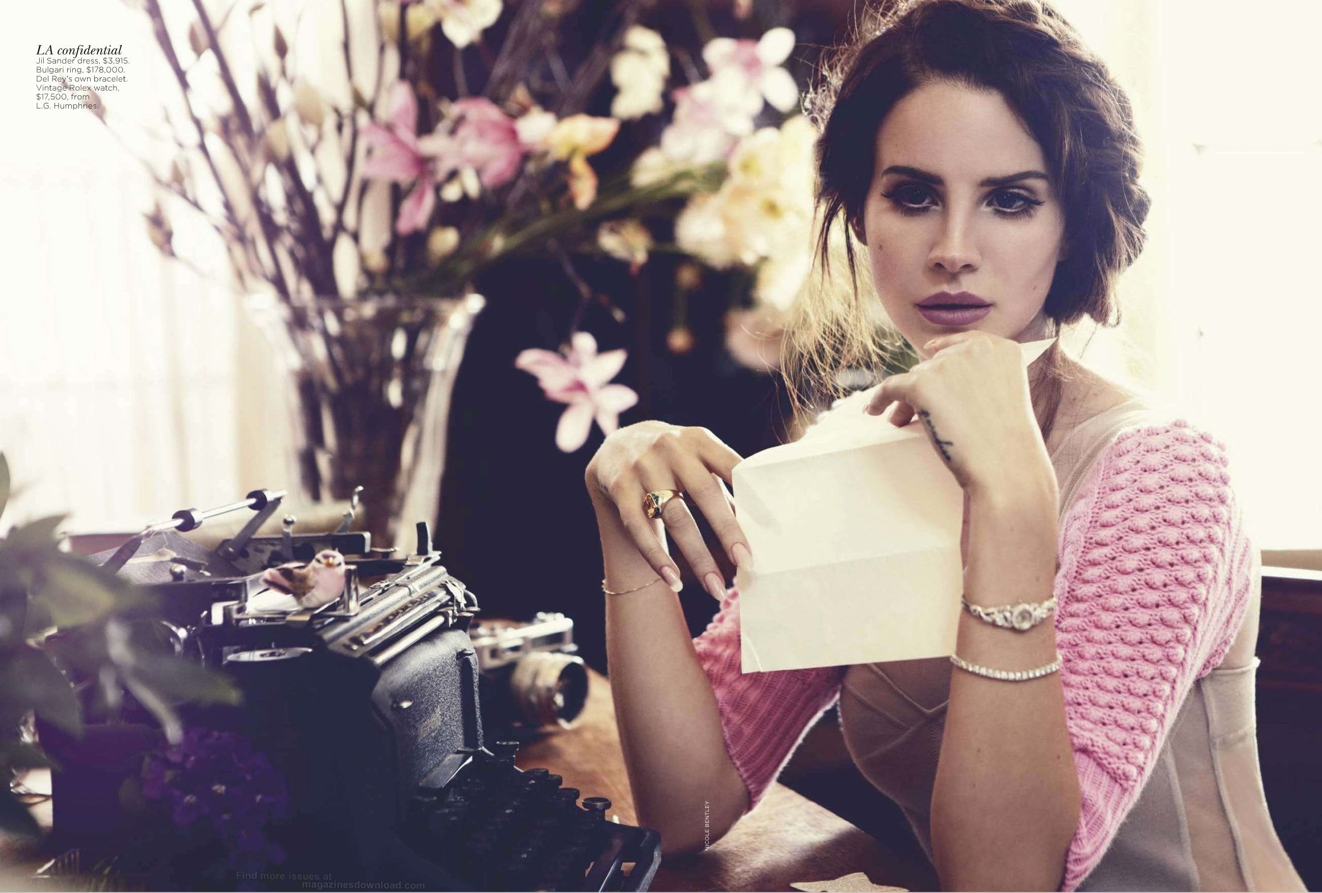 Lana Del Rey Background - Lana Del Rey Vogue Australia- WallpaperUse