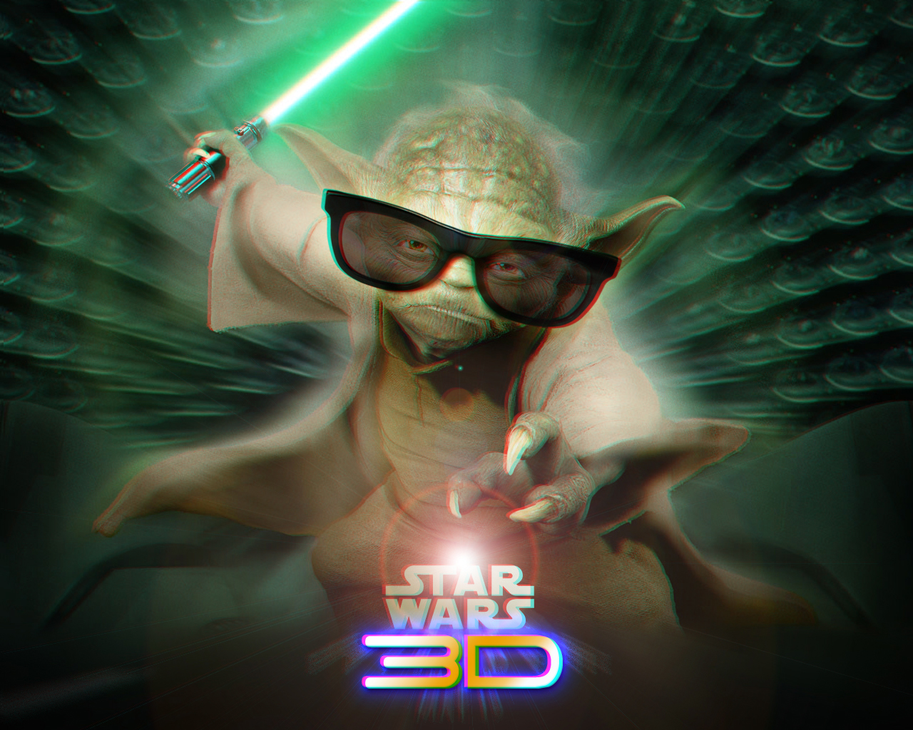 Star Wars 3d Yoda 3d Free Download - Mr Bean Star Wars- WallpaperUse