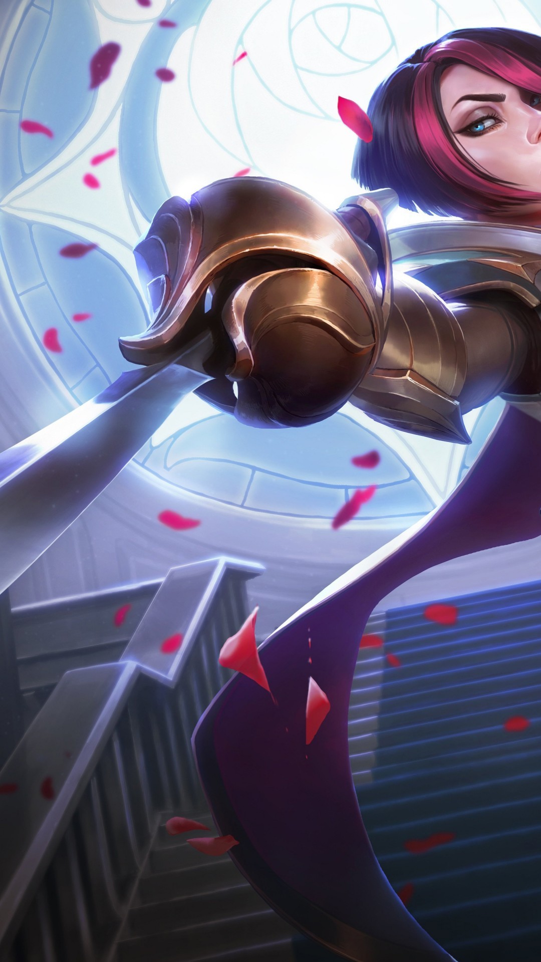 League Of Legends, Fiora, Sword, Petals - Fiora Lol- WallpaperUse