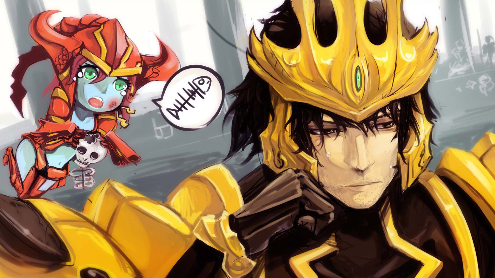 Anime League Of Legends Anime Hd Wallpaper 3436jpg - Lol Jarvan And ...