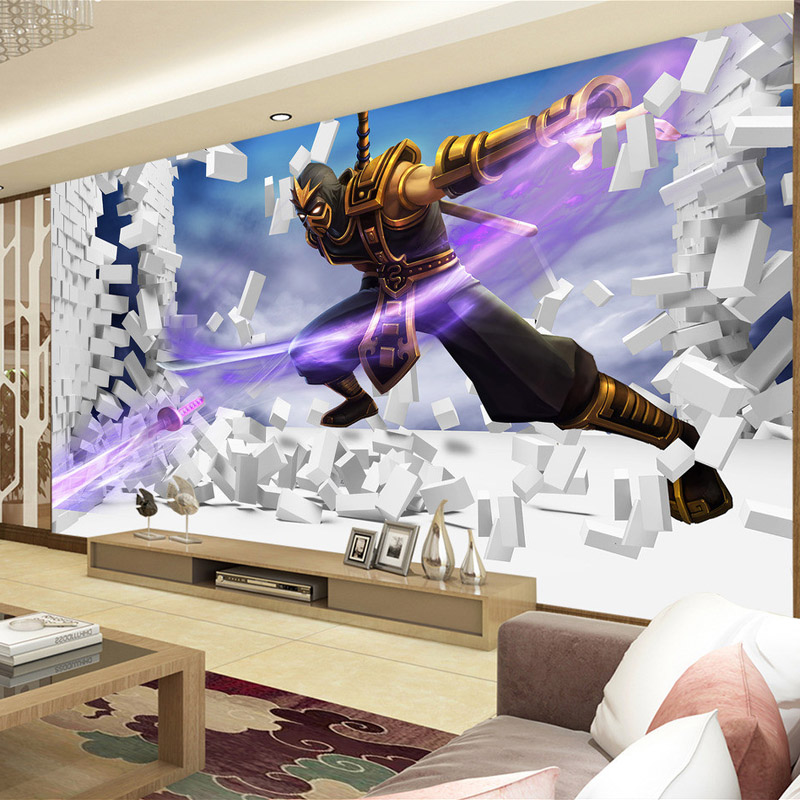 league of legends wallpaper 3d,sfondo,murale,camera,arte,personaggio ...