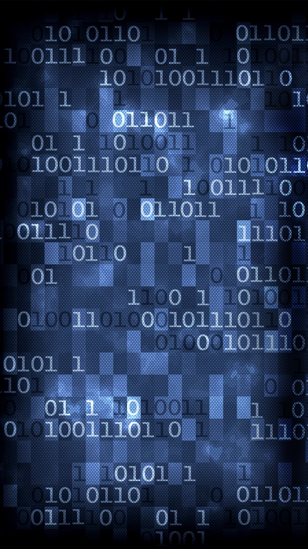 Binary Code Background Data-src- WallpaperUse