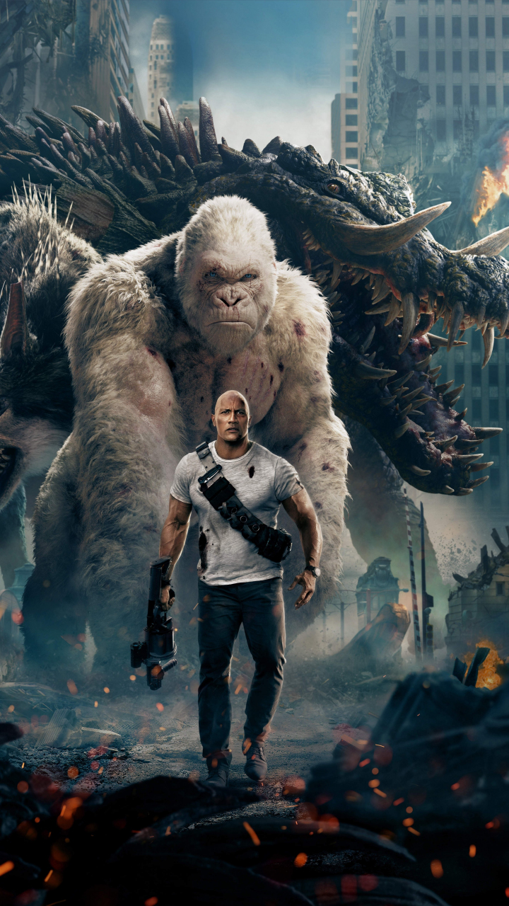 Rampage Movie Poster Hd- WallpaperUse