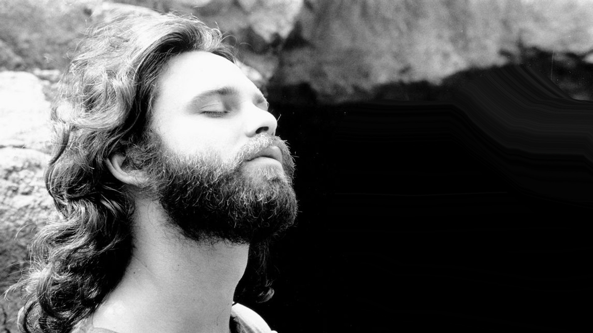 jim morrison wallpaper,facial hair,hair,beard,face,white (#853570 ...