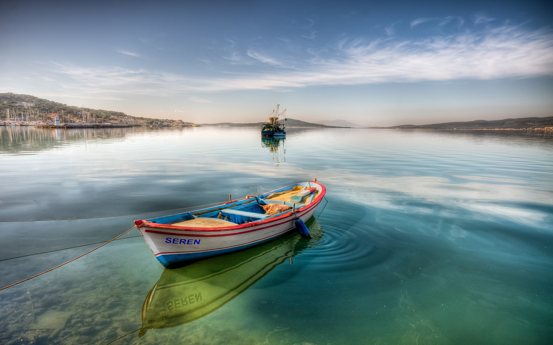 261355 Title Vehicles Boat Wallpaper - Boat In River Hd- WallpaperUse