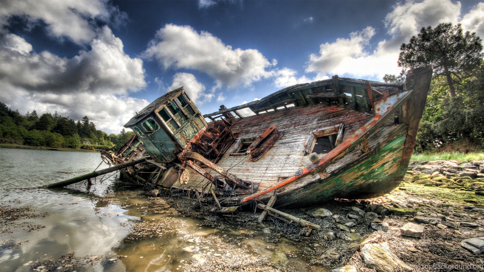 Fishing Boat Hd Wallpapers Hd Wallpaper Backgrounds - Boat Desktop ...