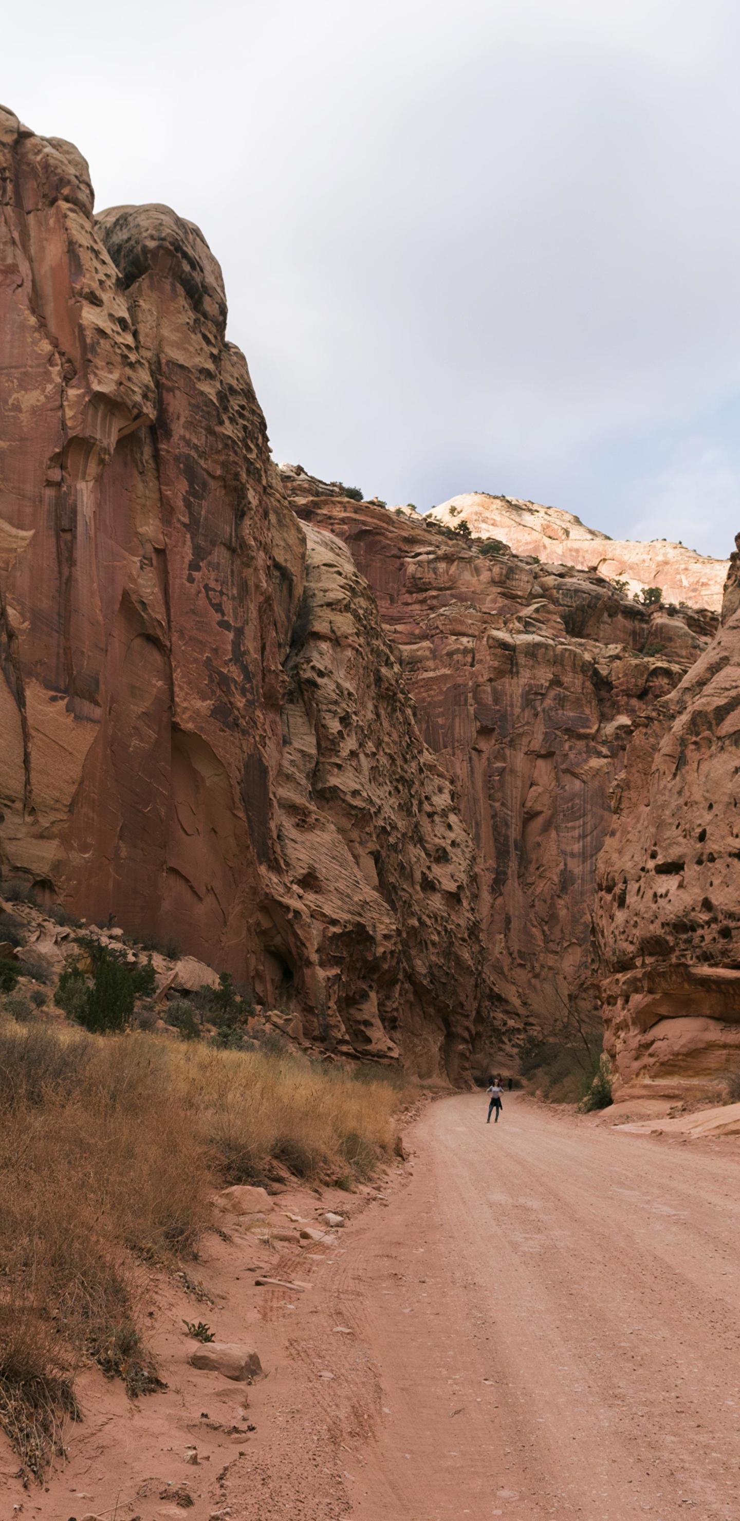 Moab Rock Rim Trail- WallpaperUse