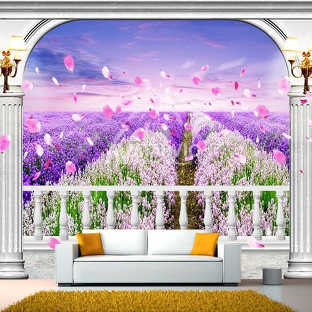 tema wallpaper,purple,mural,wallpaper,lavender,wall (#879328 ...