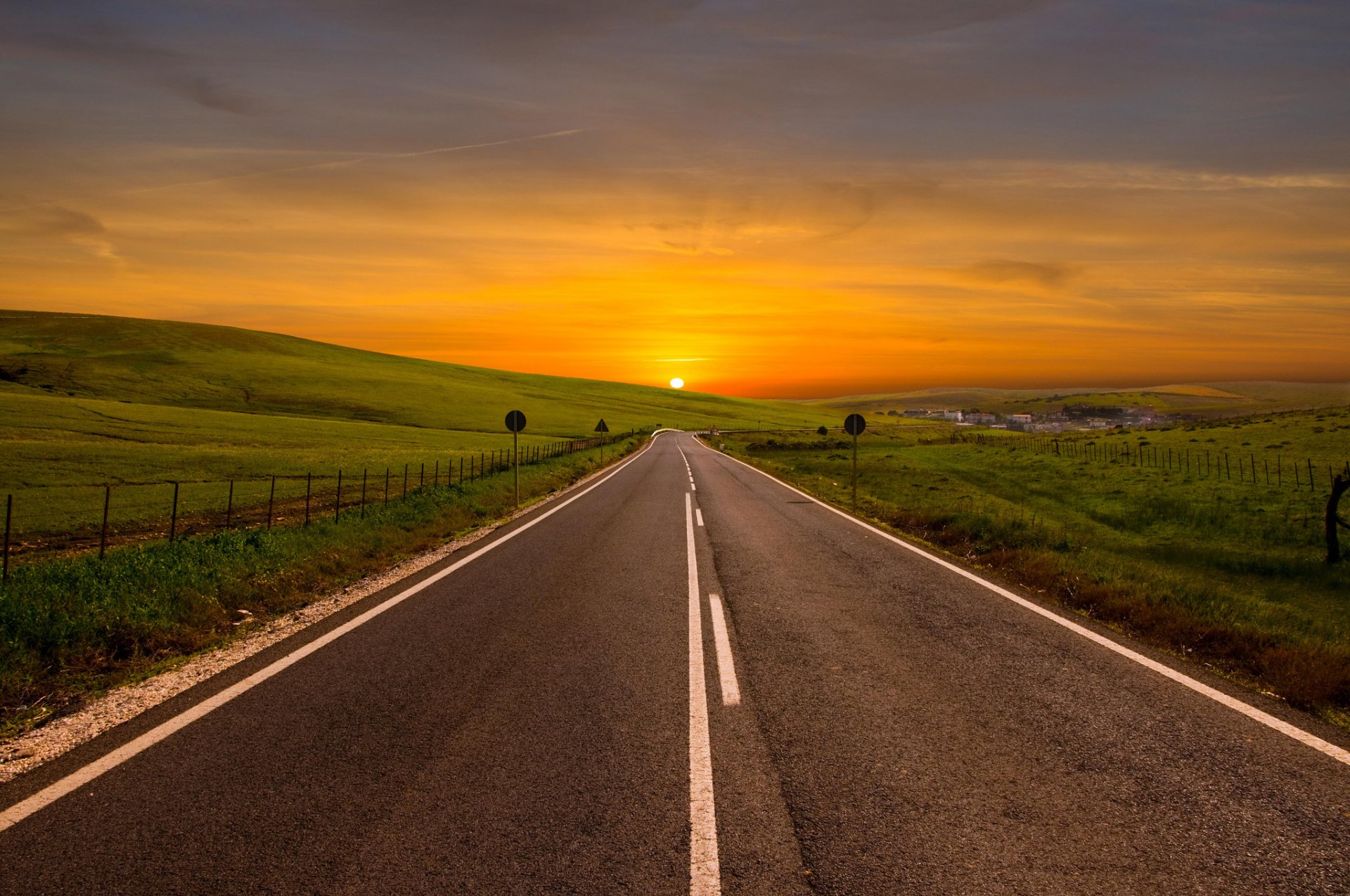 road wallpaper,road,sky,horizon,natural landscape,nature (#882264 ...