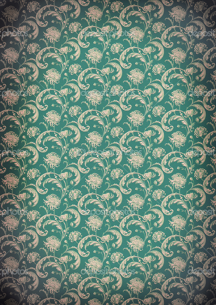old wallpaper,pattern,green,design,textile,visual arts (#888445 ...