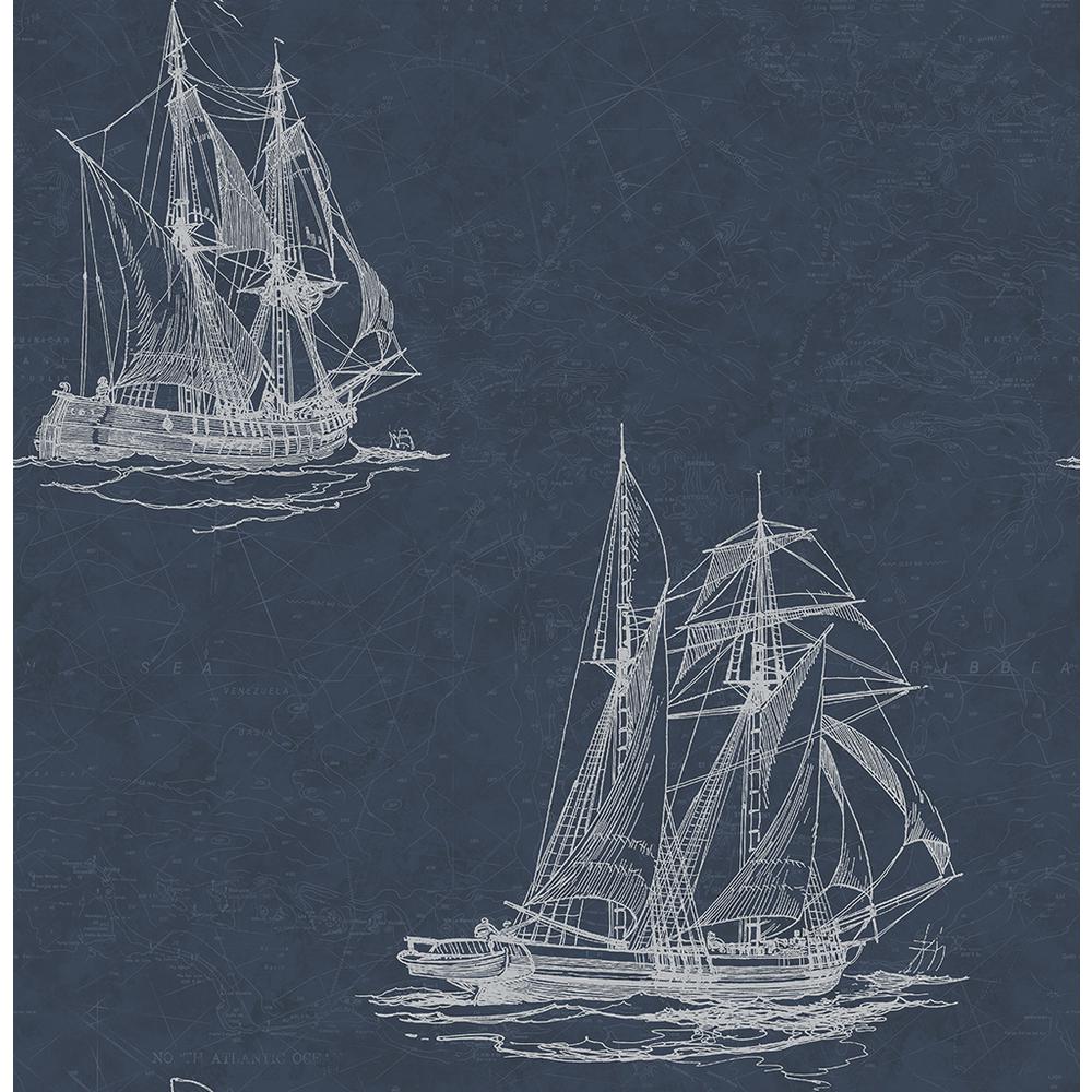 Navy Nautical- WallpaperUse