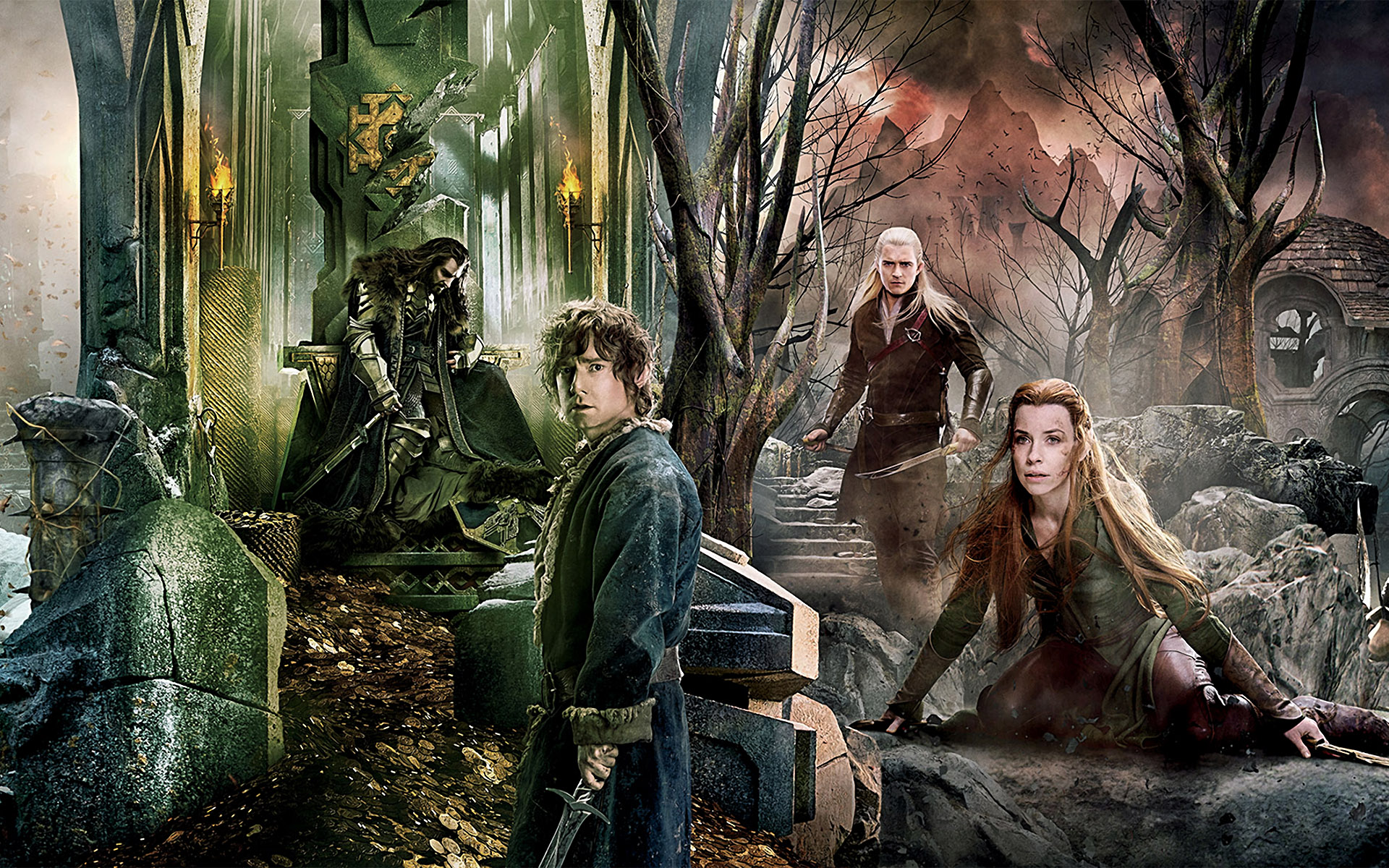 hobbit fondo de pantalla,juego de acción y aventura,cg artwork ...