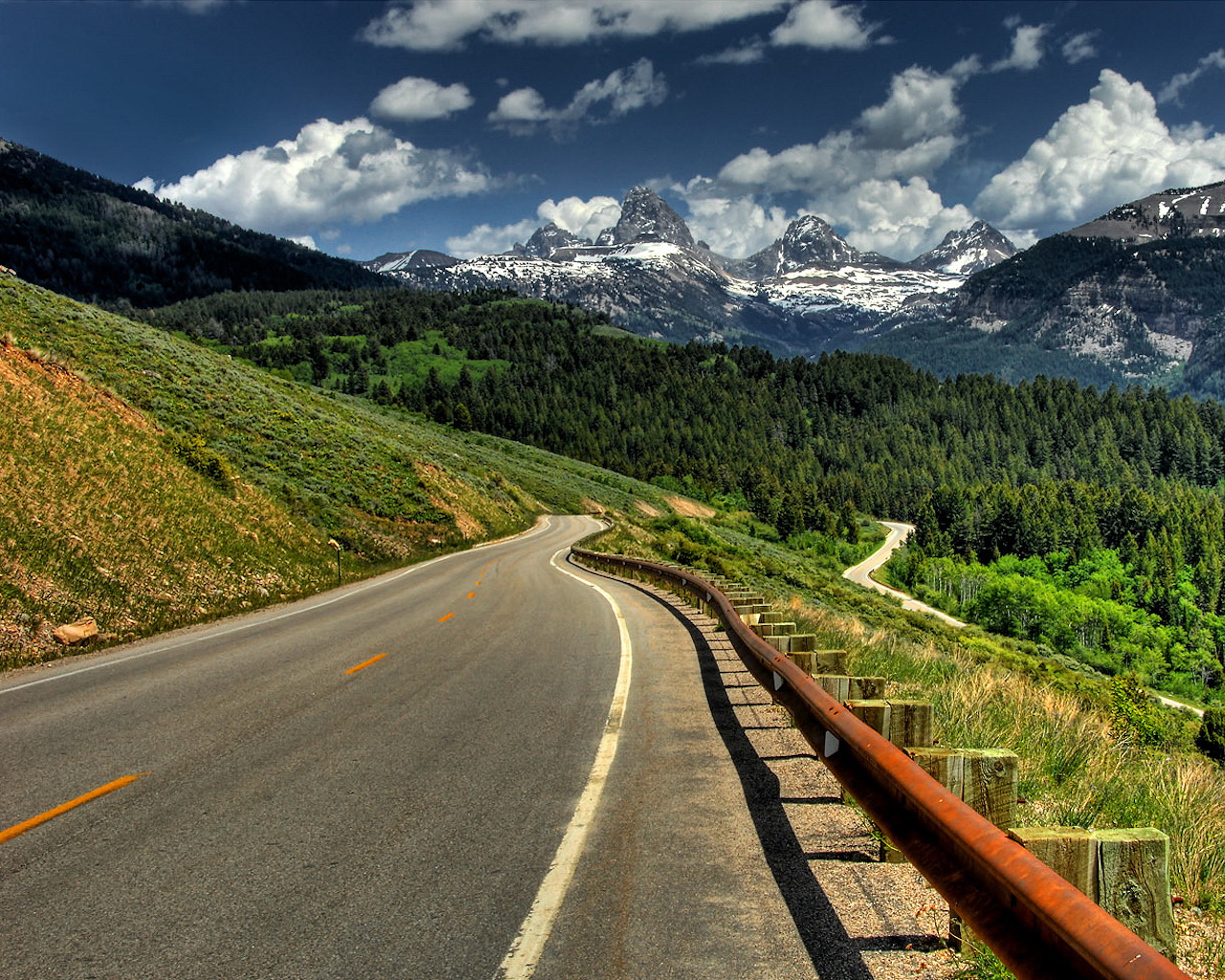 wallpapers 1280x1024,road,mountainous landforms,natural landscape ...