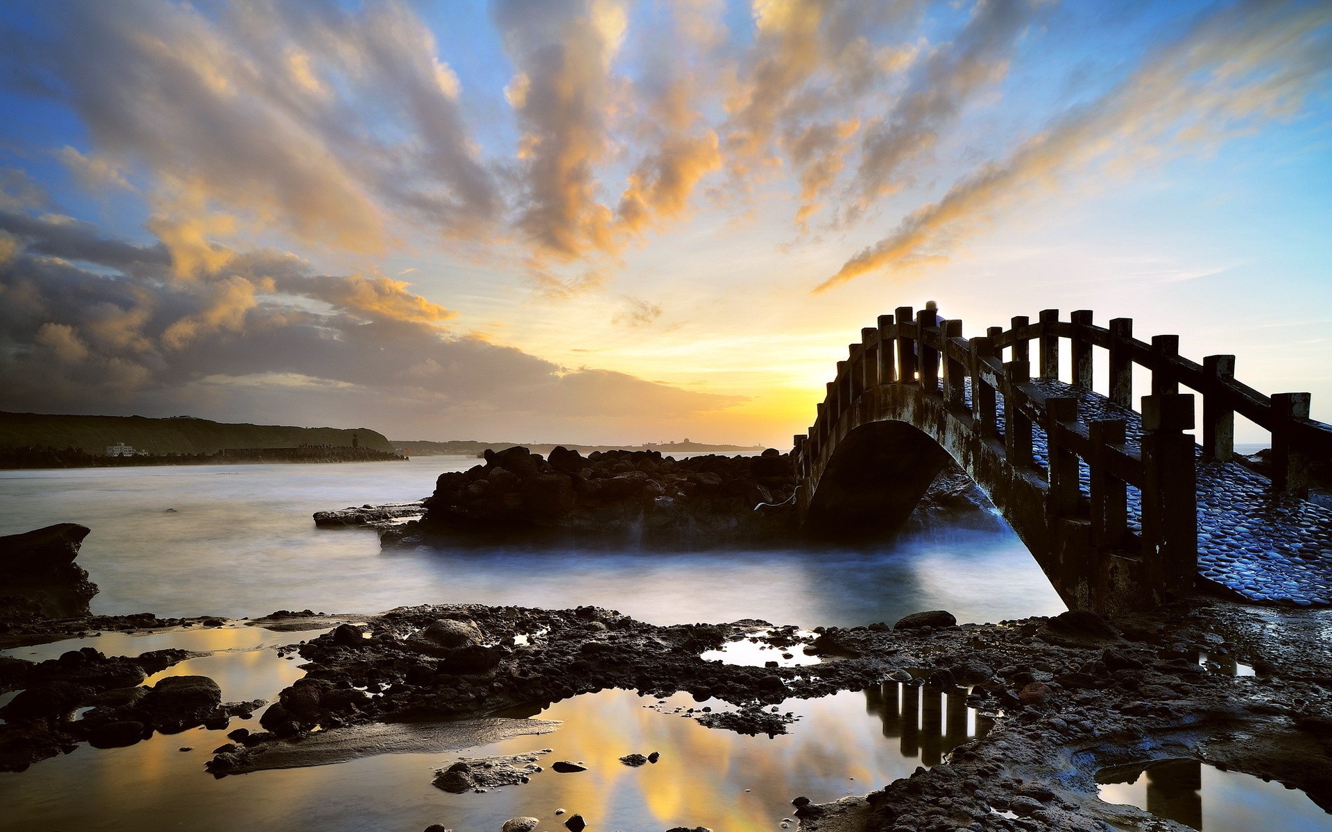 see wallpaper,nature,sky,water,reflection,natural landscape (#897388 ...