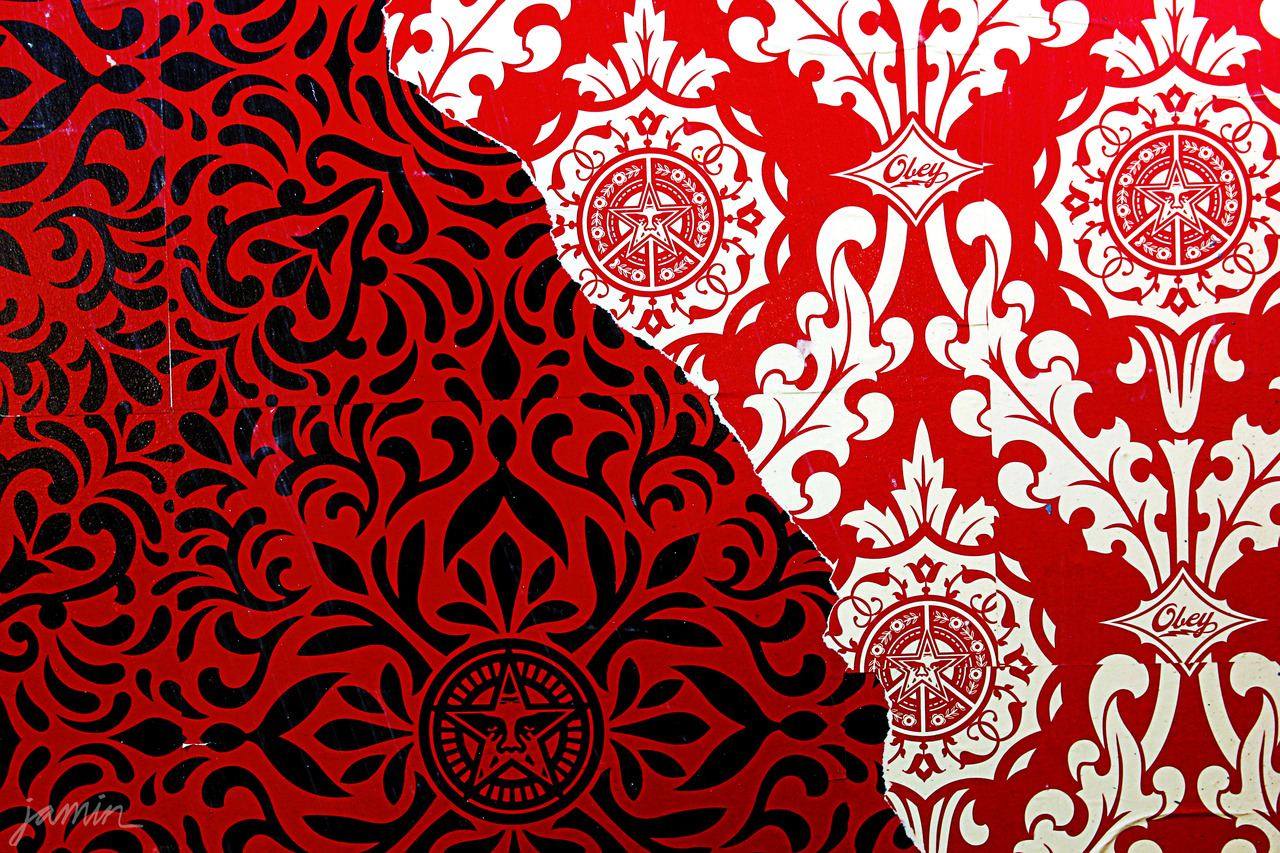 obey wallpaper,pattern,red,design,motif,pattern (#899932) - WallpaperUse