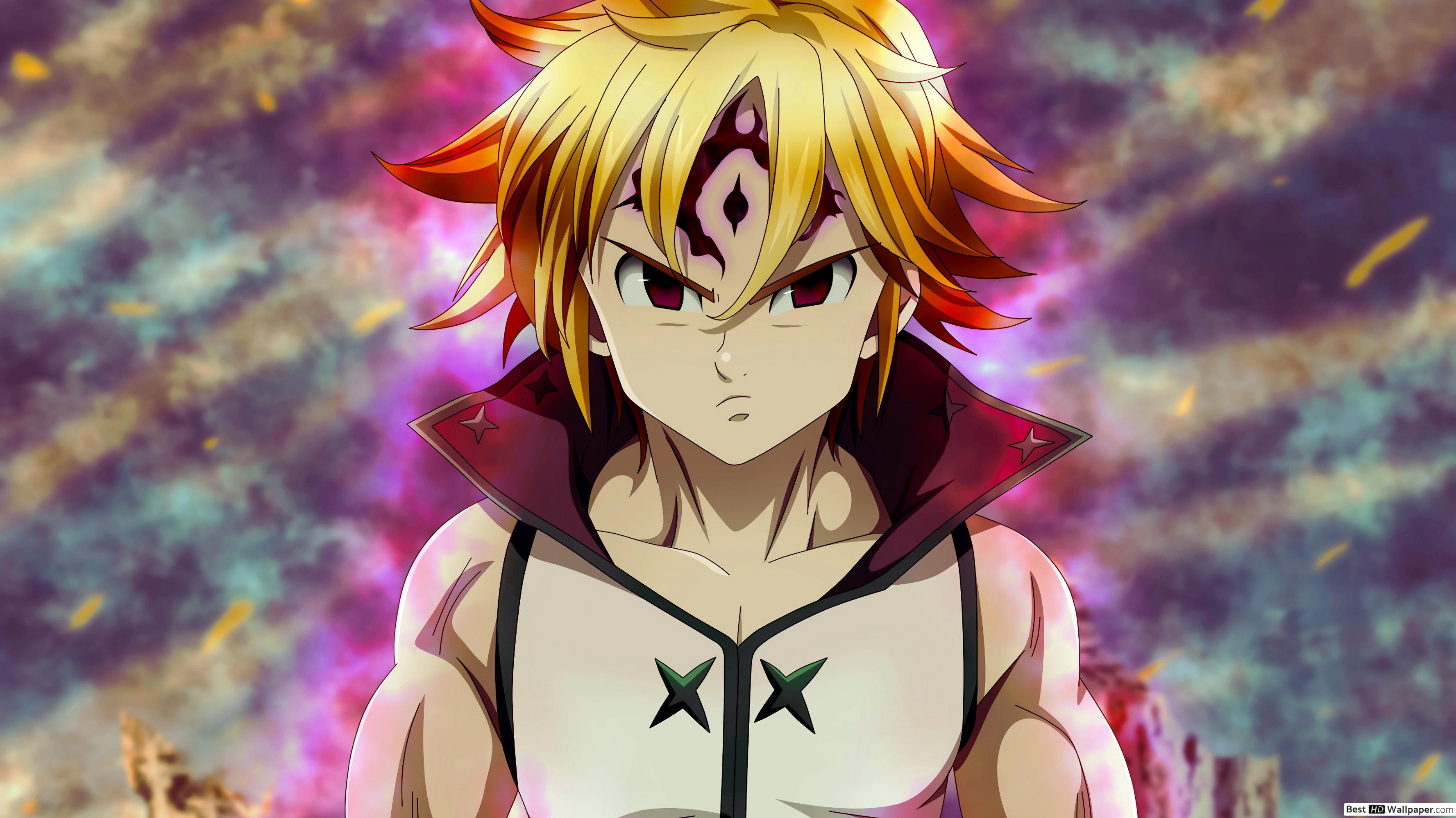 meliodas wallpaper,anime,cartoon,cg artwork,sky,illustration (#90419 ...