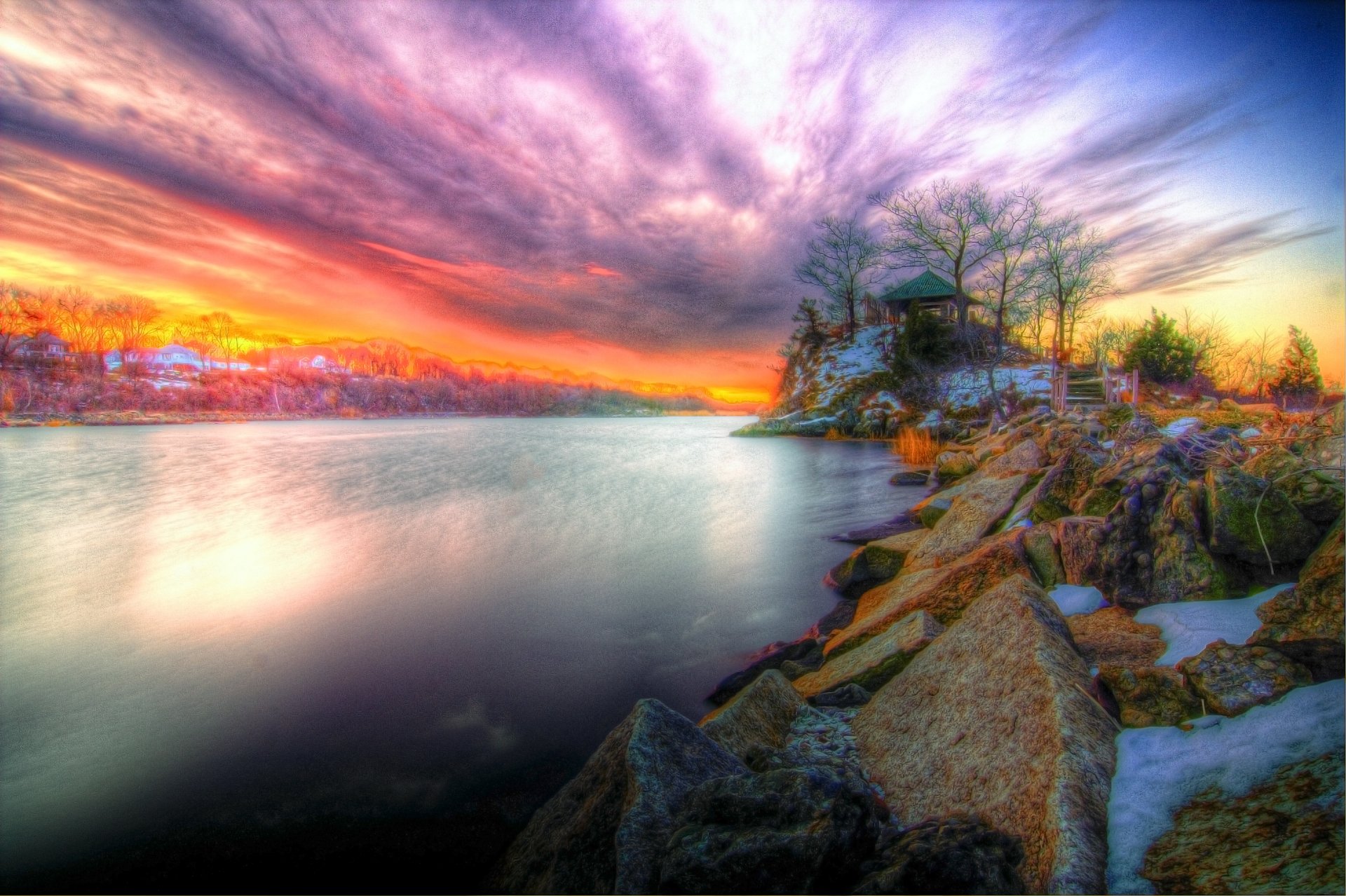 hdr wallpaper,sky,nature,natural landscape,water,cloud (#91638 ...