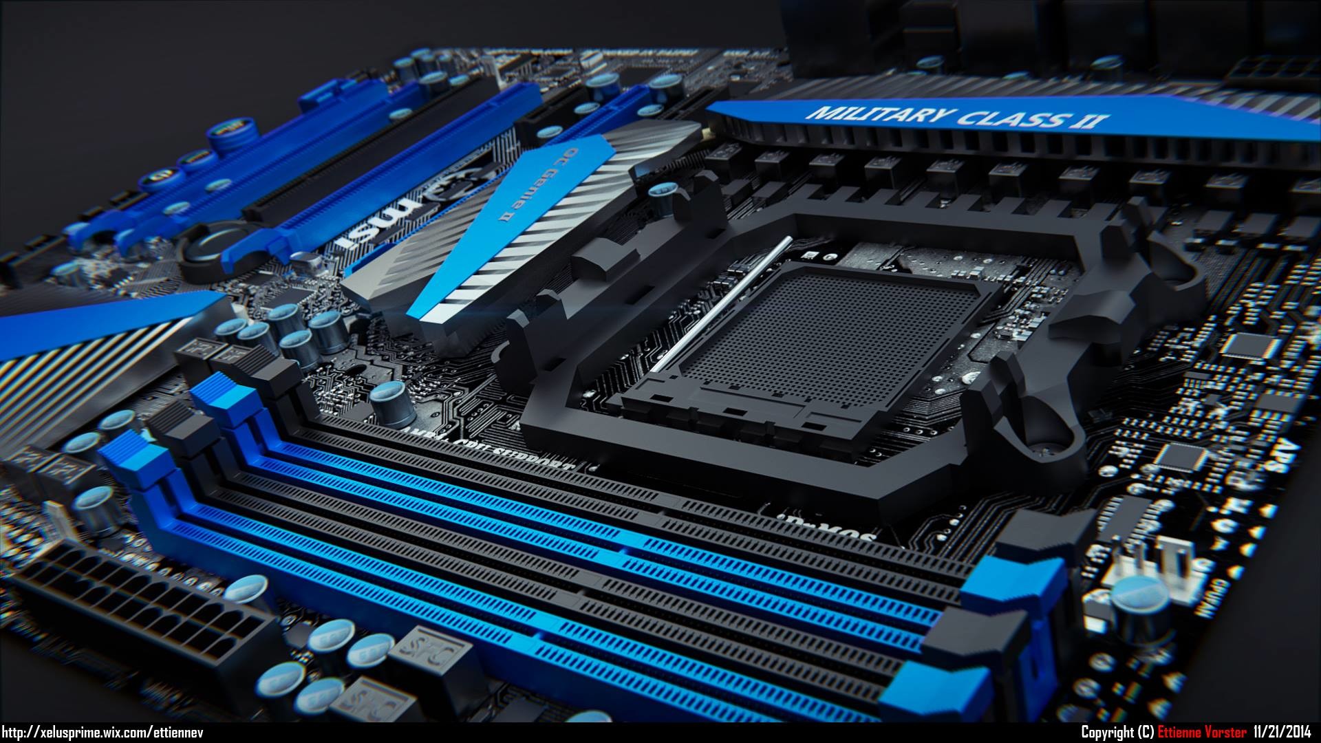 Blue Motherboard Wallpaper Data-src - Motherboard- WallpaperUse