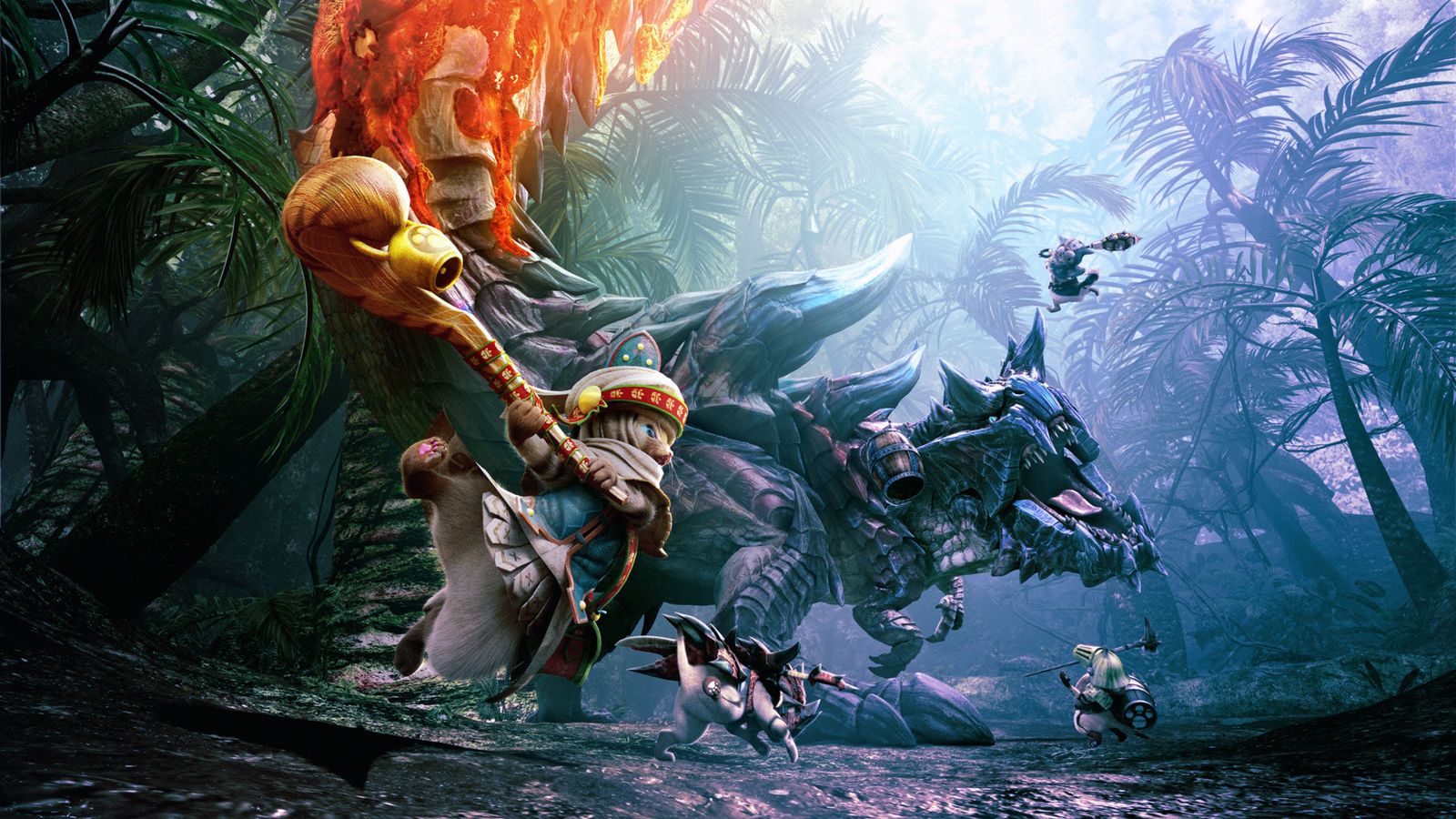 monster hunter wallpaper,cg artwork,mythology,illustration,organism,art ...