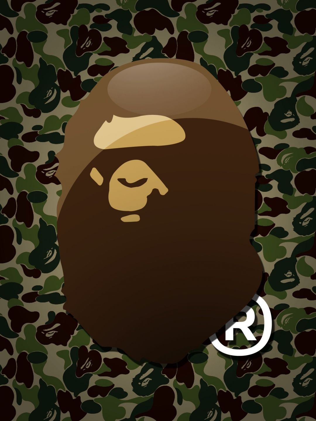 bathing ape wallpaper,illustration,cartoon,facial hair,pattern,art ...