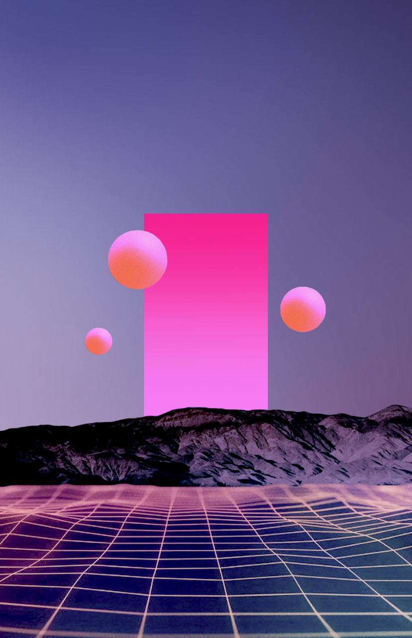 vaporwave iphone wallpaper,sky,light,pink,atmosphere,horizon (#98961 ...