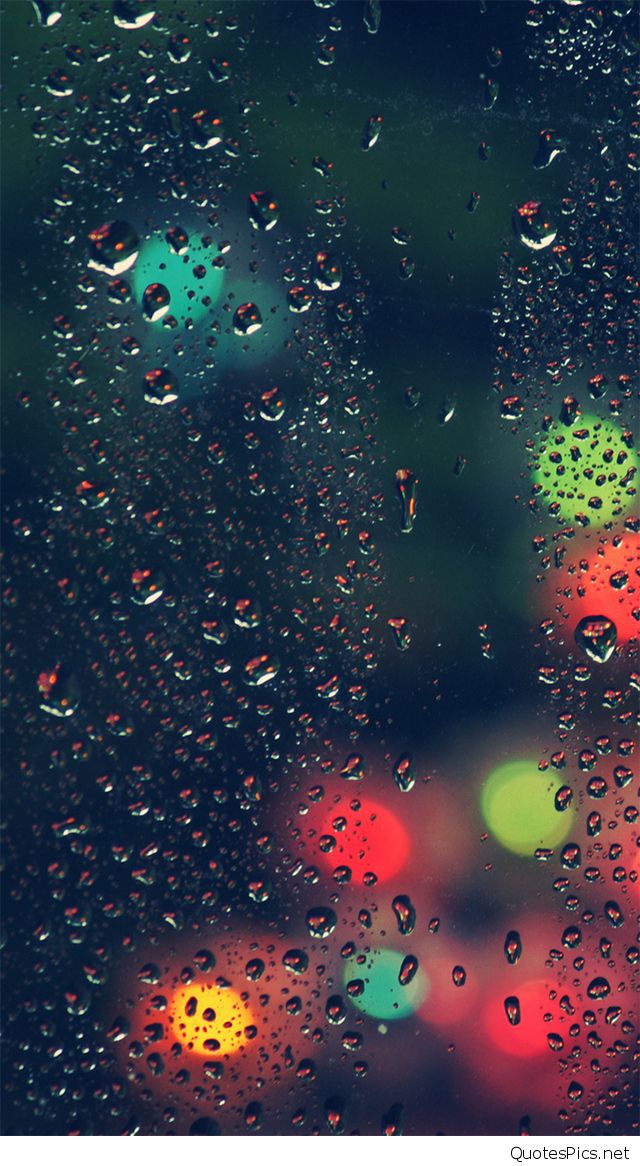 Iphone Rain Wallpaper - Rain Mobile Wallpaper Hd- WallpaperUse