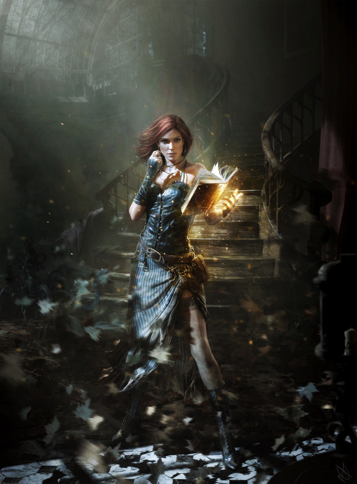 Witcher Triss Merigold Books- WallpaperUse