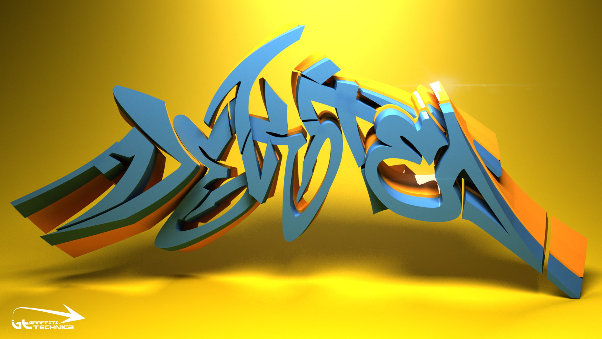 Daniel En Graffiti 3d- WallpaperUse