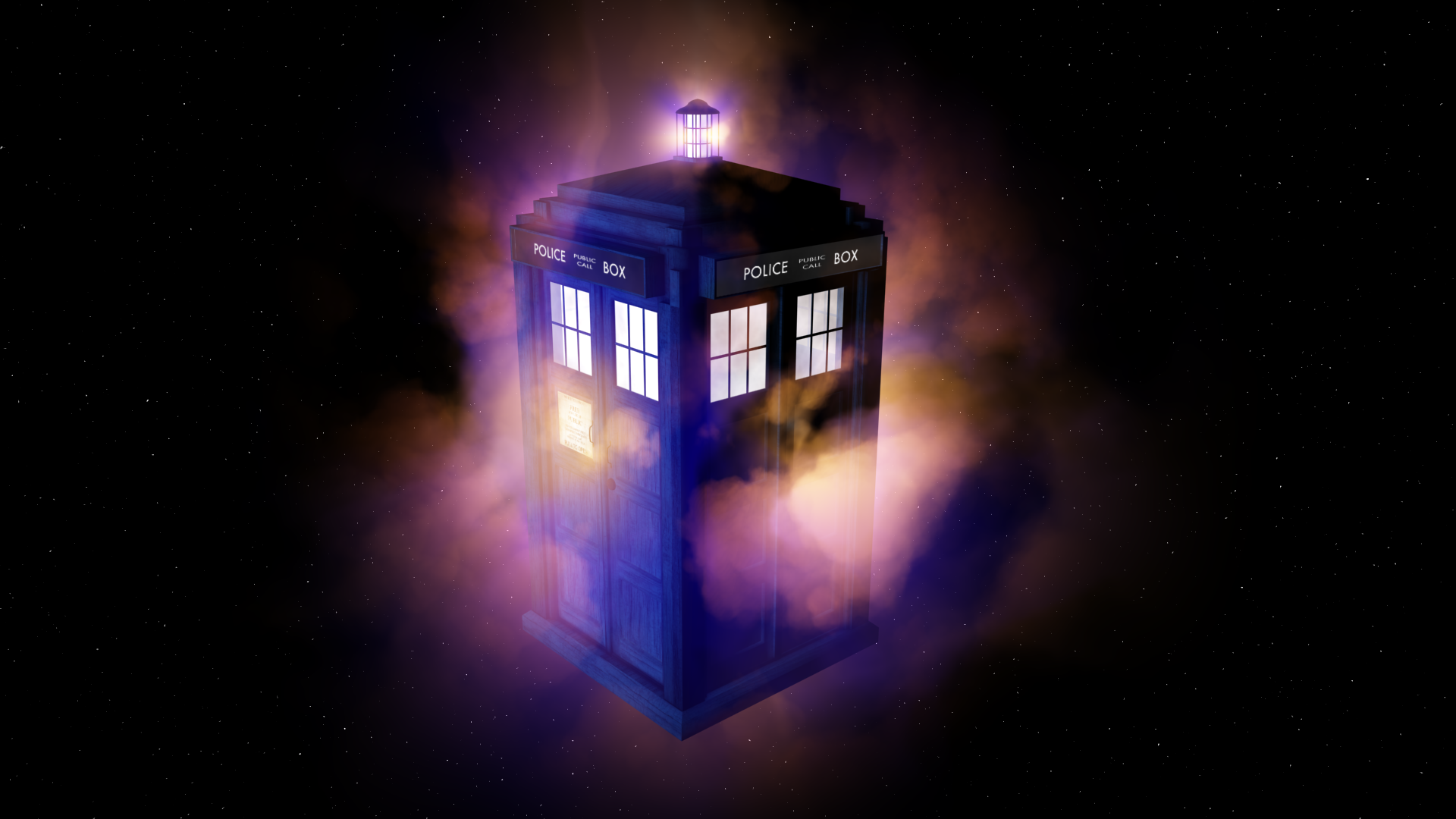 Tardis Wallpaper By Scifanimation - Doctor Who Tardis Profile- WallpaperUse