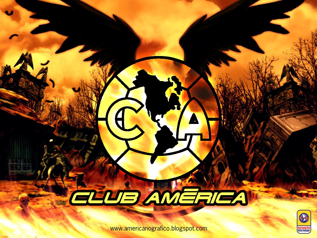 club america wallpaper,games,graphic design,graphics,fictional ...